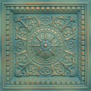 215 Royal Style Tin Ceiling Tiles - Coffered ☑️ Talissa Decor Online Store