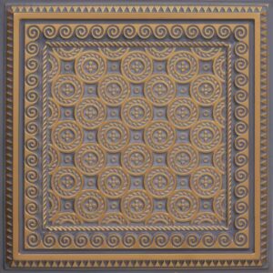 243 Circular Pattern Tin Ceiling Tiles ☑️ Talissa Decor Online Store