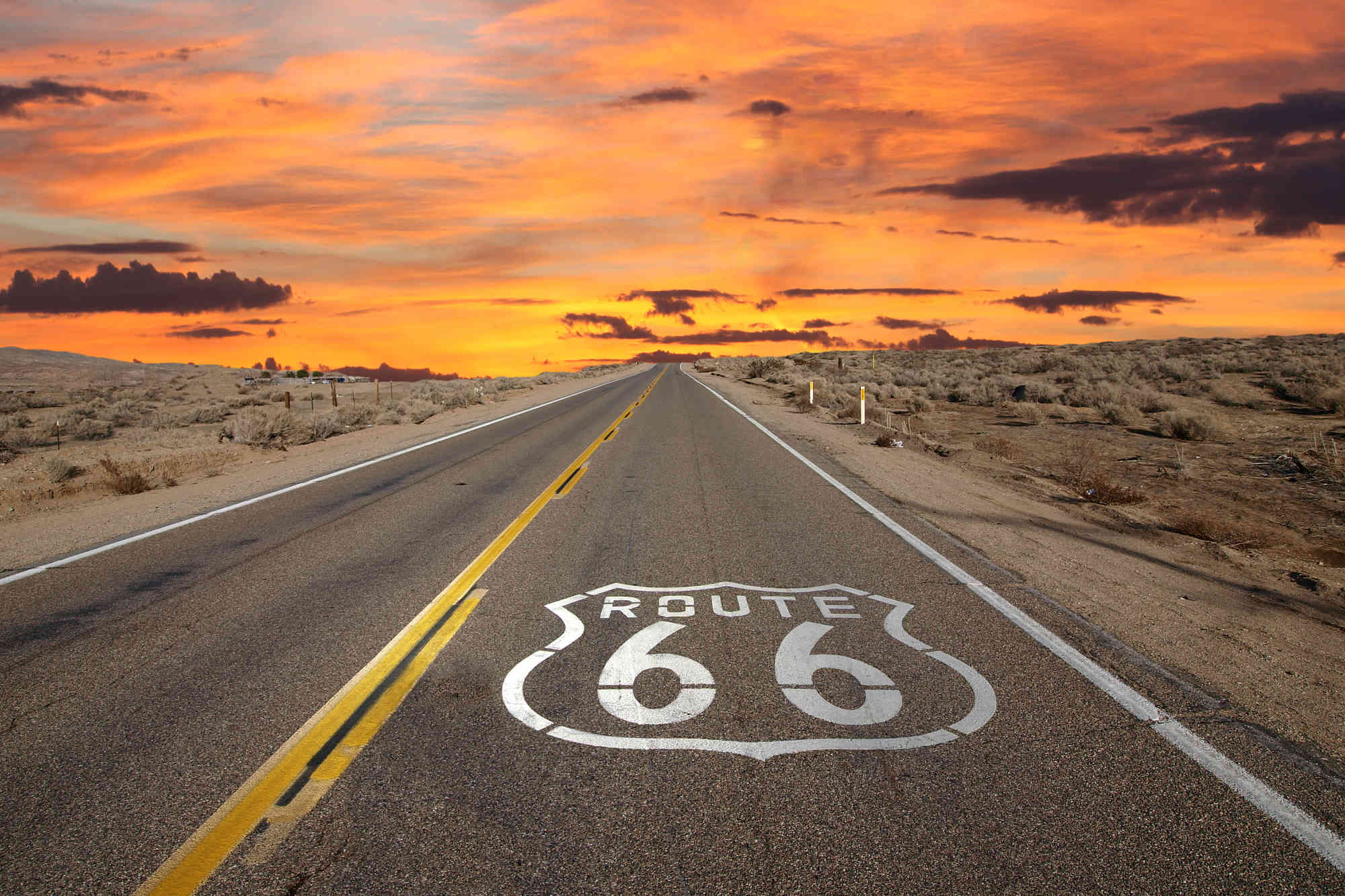 MU1445 Route 66 Wall Mural Talissa Decor Wall Murals MU1445 Route 66 Wall Mural Talissa Decor Wall Murals