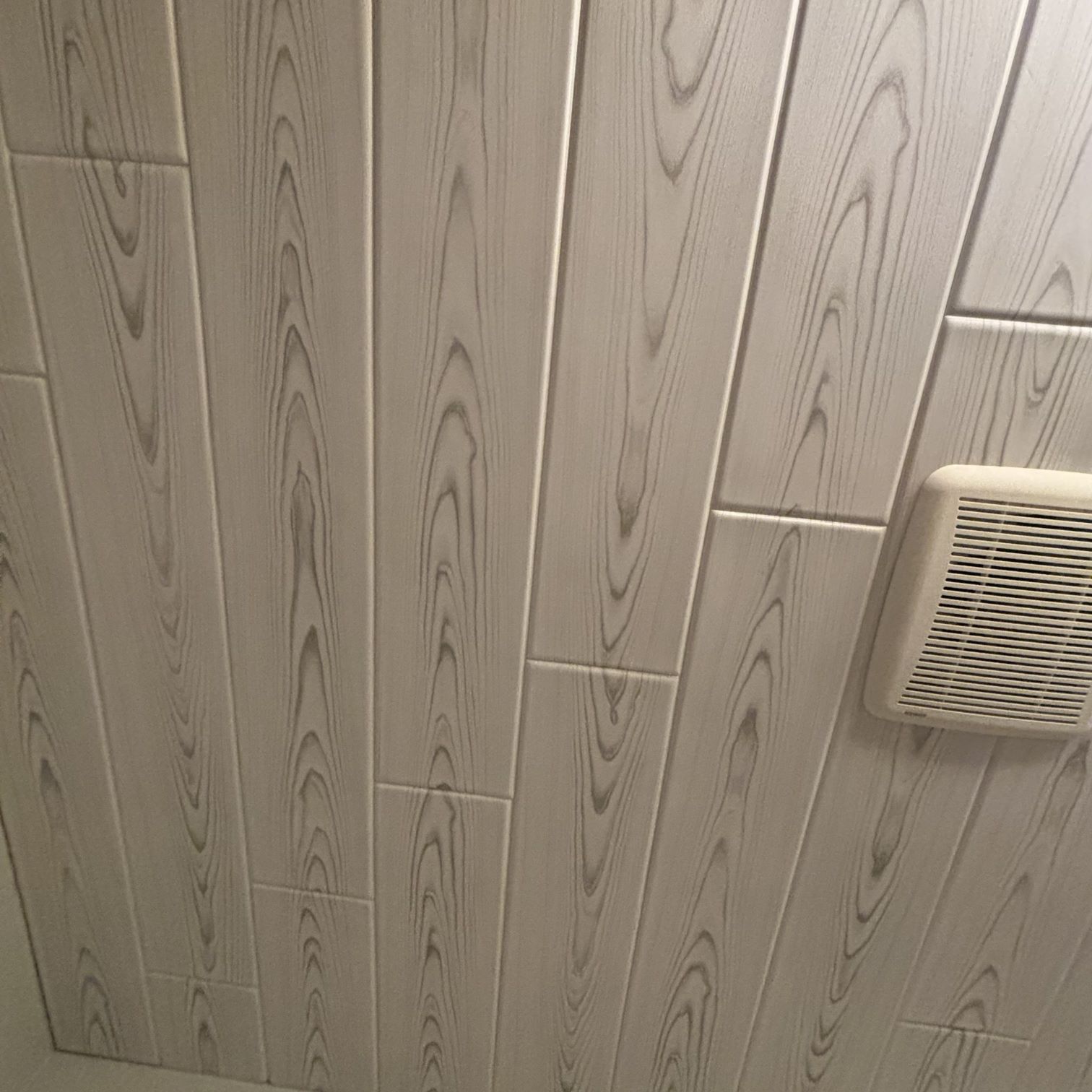 Driftwood Ash Styrofoam Ceiling Planks ☑️Off-White Wood Ceiling Panels