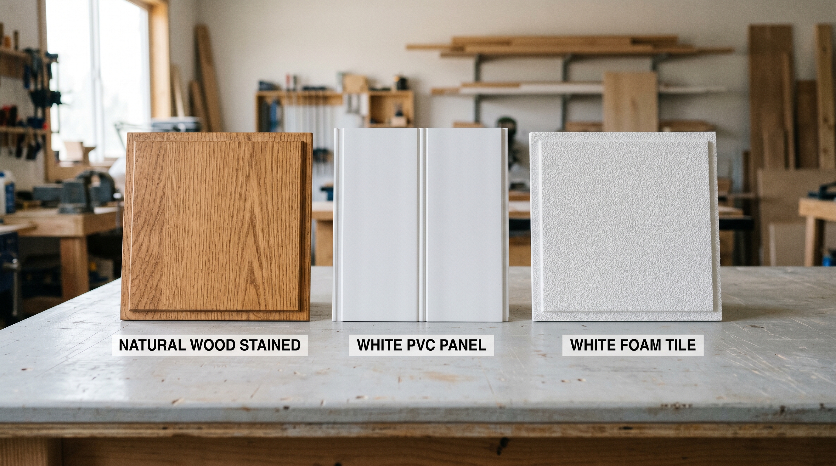 Wood vs. PVC vs. Foam Ceiling Planks: Which Is Best? (2026)